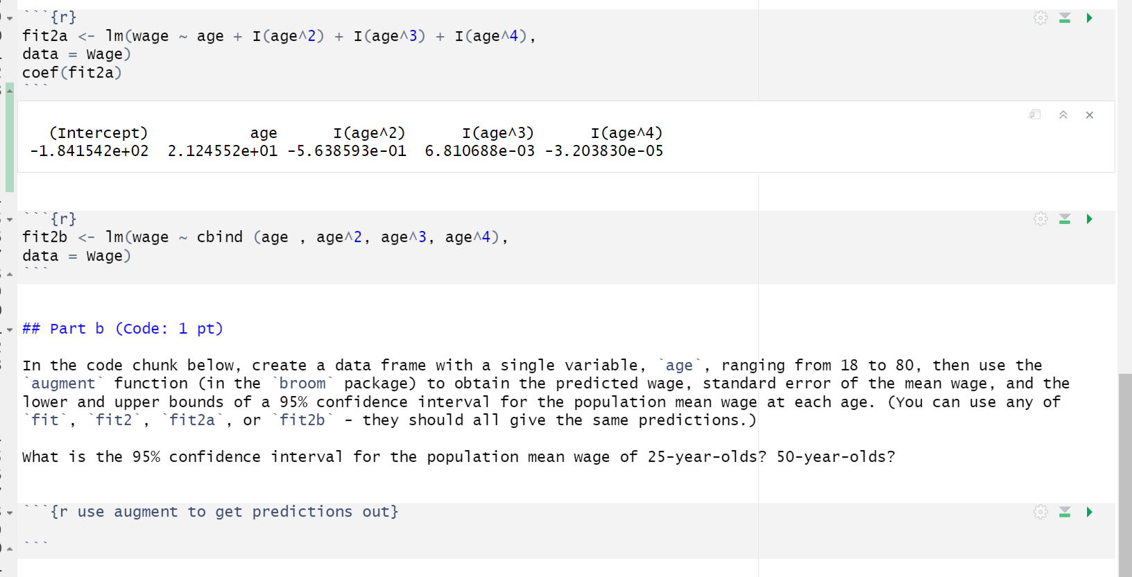Solved ⋯ \{r 1ibraries and data, message = FALSE, warning = | Chegg.com