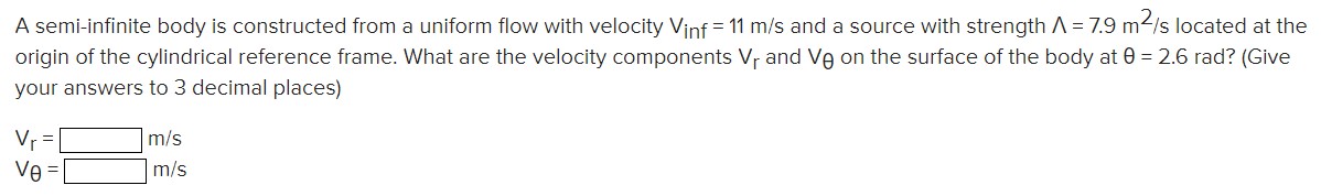 Solved A semi-infinite body is constructed from a uniform | Chegg.com
