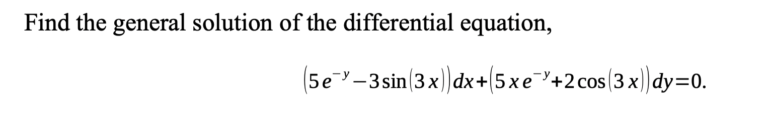 Solved Find the general solution of the differential | Chegg.com