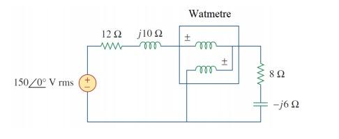 Solved Calculate the value that the Wattmeter will show in | Chegg.com