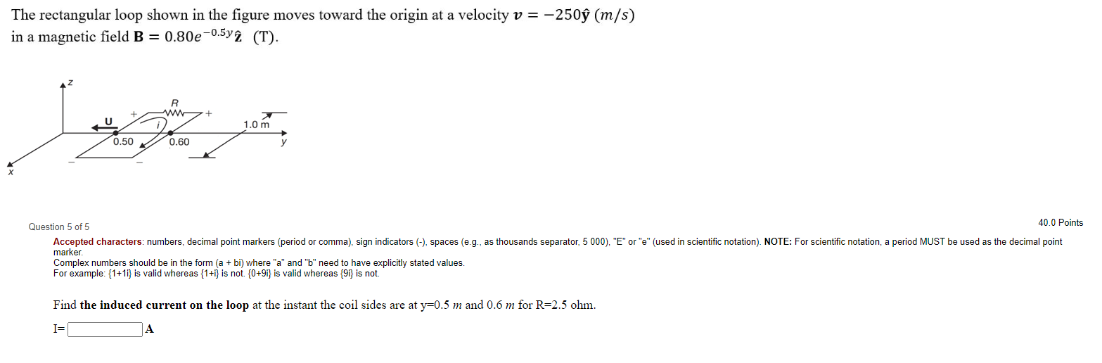 The rectangular loop shown in the figure moves toward | Chegg.com