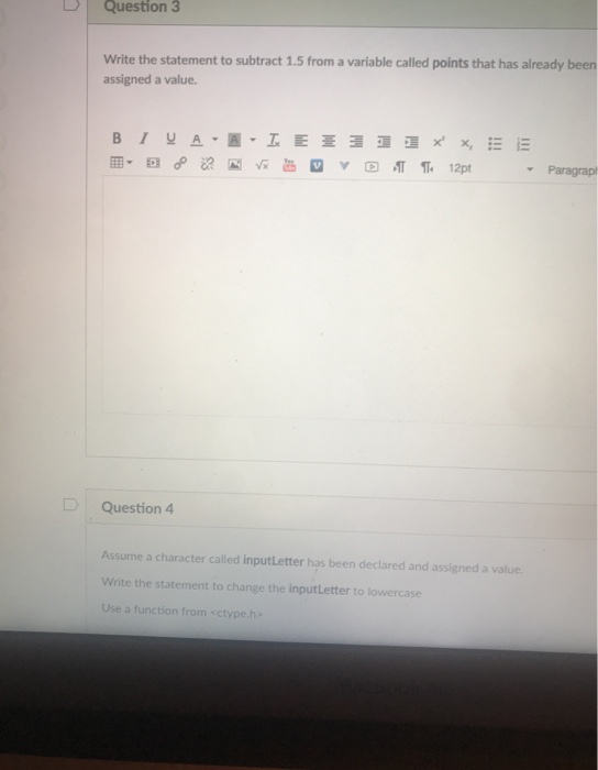 Solved Question 1 Declare a double variable called score | Chegg.com