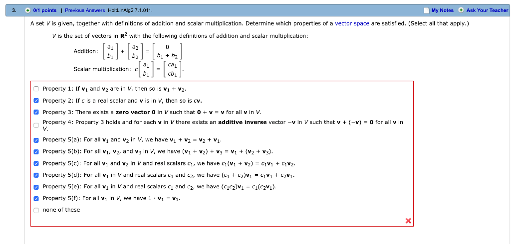 Solved: A Set V Is Given, Together With Definitions Of Add... | Chegg.com