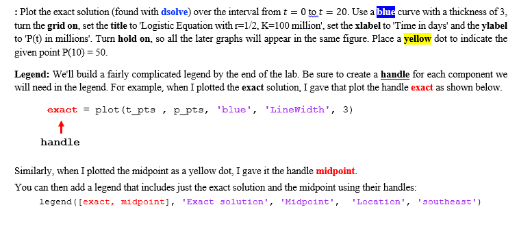 Solved Part B: Finding solutions of the Logistic | Chegg.com