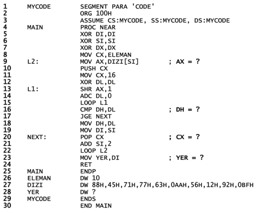Question 1) What will be the value of CX when the | Chegg.com