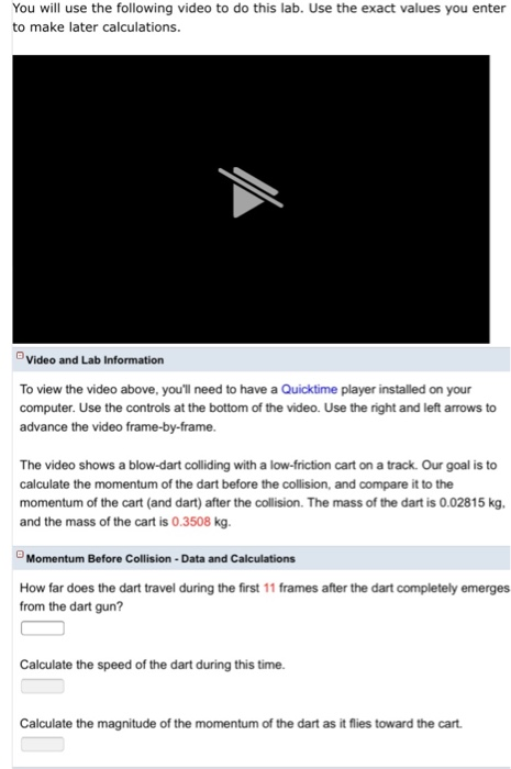 You will use the following video to do this lab. Use | Chegg.com
