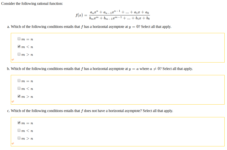 Solved Consider the following rational function: a. Which of | Chegg.com