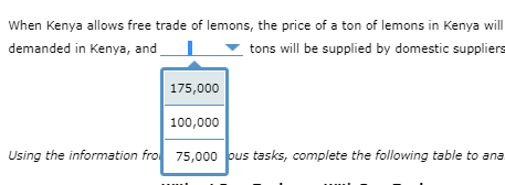 Solved Consider the Kenyan market for lemons. The following | Chegg.com