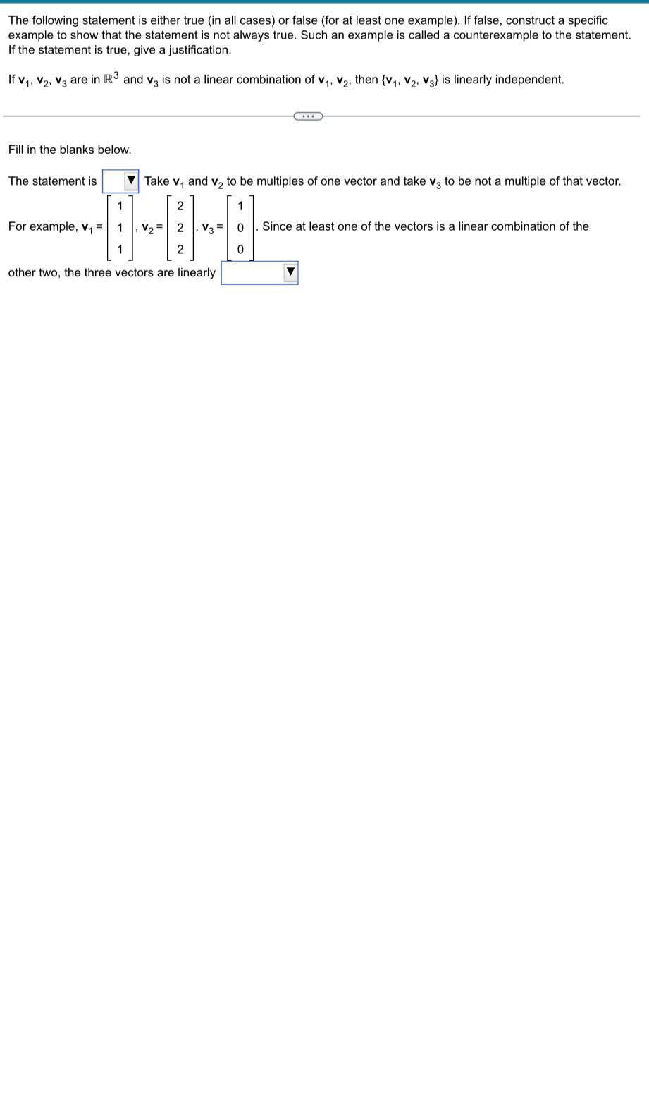 Solved The following statement is either true (in all cases) | Chegg.com