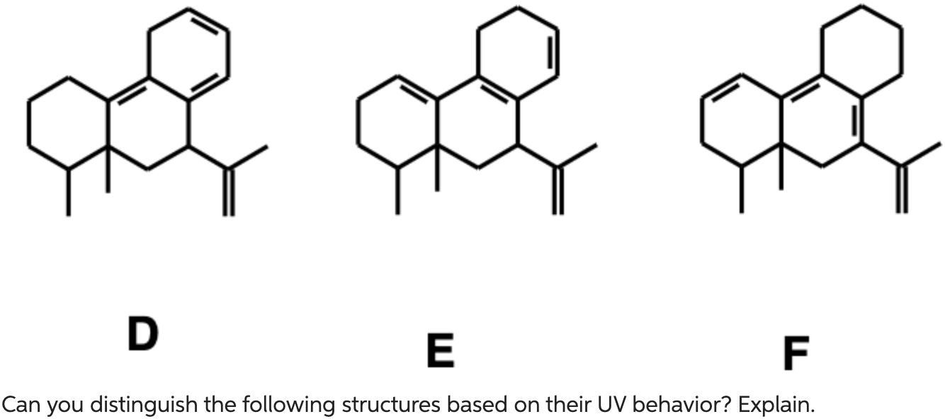 Solved Can you distinguish the following structures based on | Chegg.com