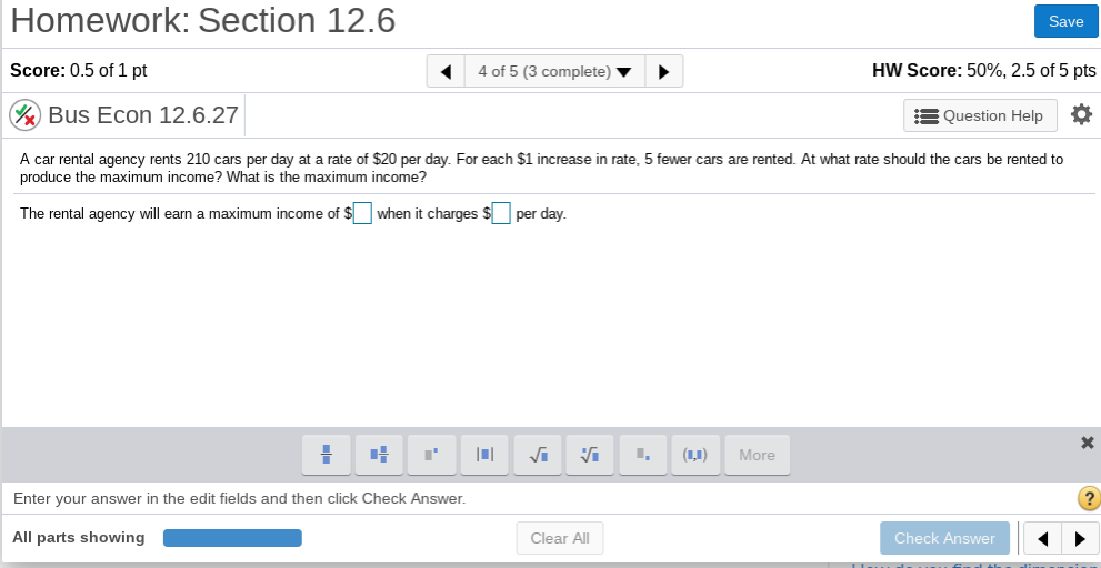 Solved Homework Section 12 6 Score 0 5 Of 1 Pt Bus Econ