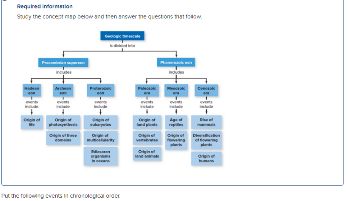 Solved Required Information Study the concept map below and | Chegg.com
