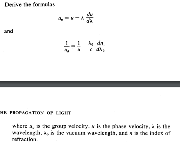 Solved Derive the formulas ug=u−λdλdu and ug1=u1−cλ0dλ0dn HE | Chegg.com