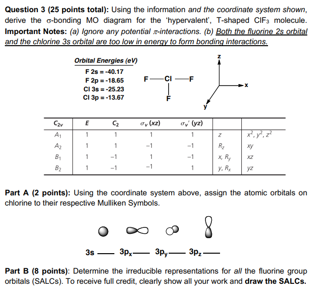 Solved Question 3 (25 points total): Using the information | Chegg.com