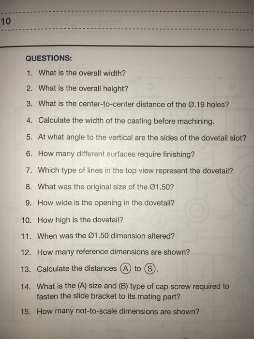 Solved 10 QUESTIONS: 1. What is the overall width? 2. What | Chegg.com