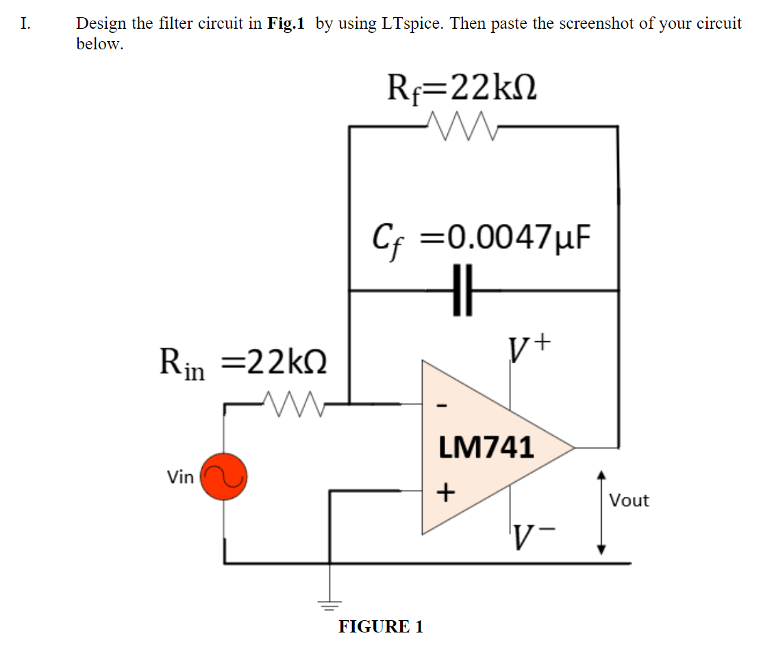 Solved Ac Amplitude:1 OPERATIONAL AMPLIFIER: LM741 BIAS | Chegg.com
