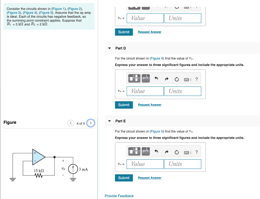 Solved Consider the circuits shown in (Figure 1), (Figure | Chegg.com
