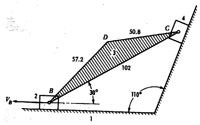 Solved Find the velocity vectors of points C and D at given | Chegg.com