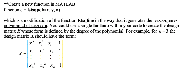 Solved Follow the steps using MATLAB and paste the input and | Chegg.com