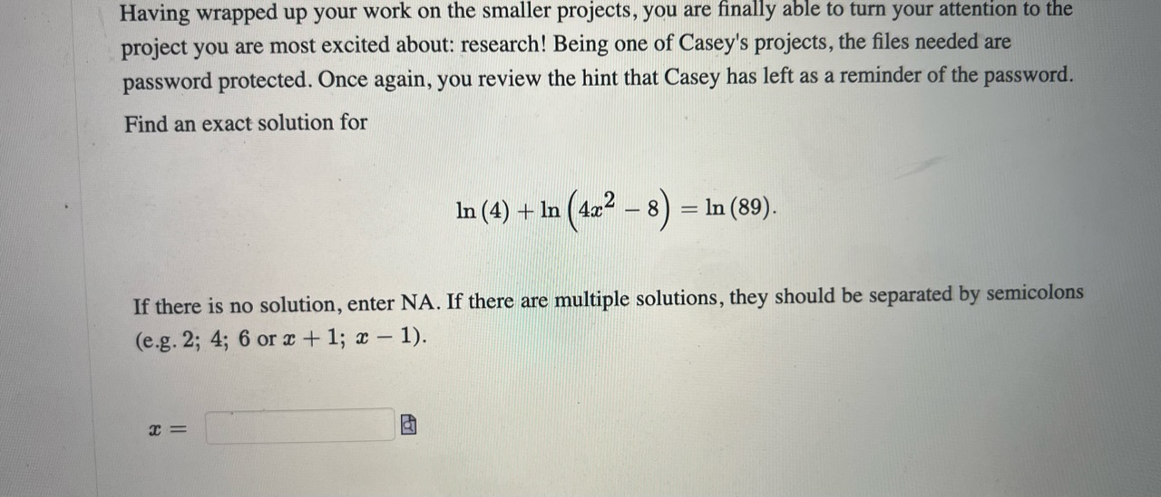 Solved Having wrapped up your work on the smaller projects, | Chegg.com