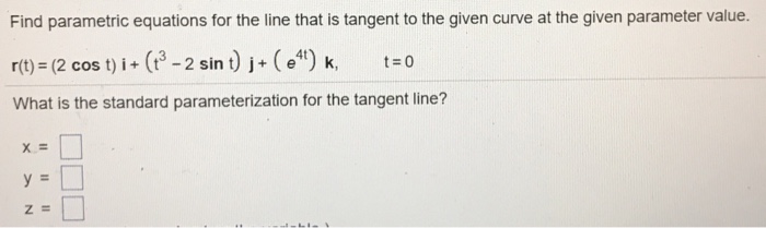 Solved Find parametric equations for the line that is | Chegg.com