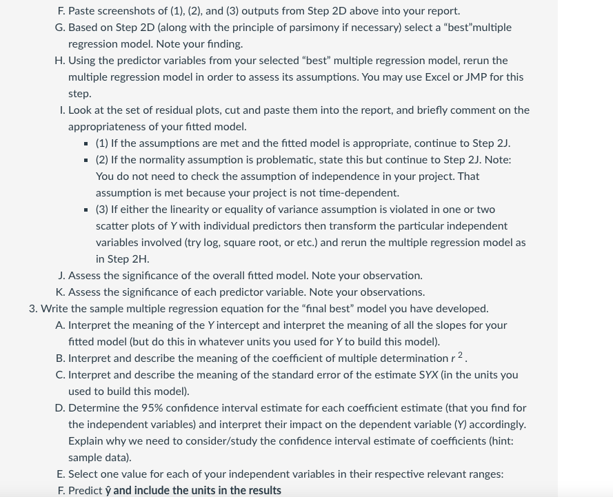 Solved Open the Excel worksheet containing your Team Project | Chegg.com
