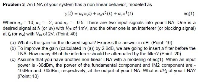 I'm a student who is trying to study RFIC (with | Chegg.com