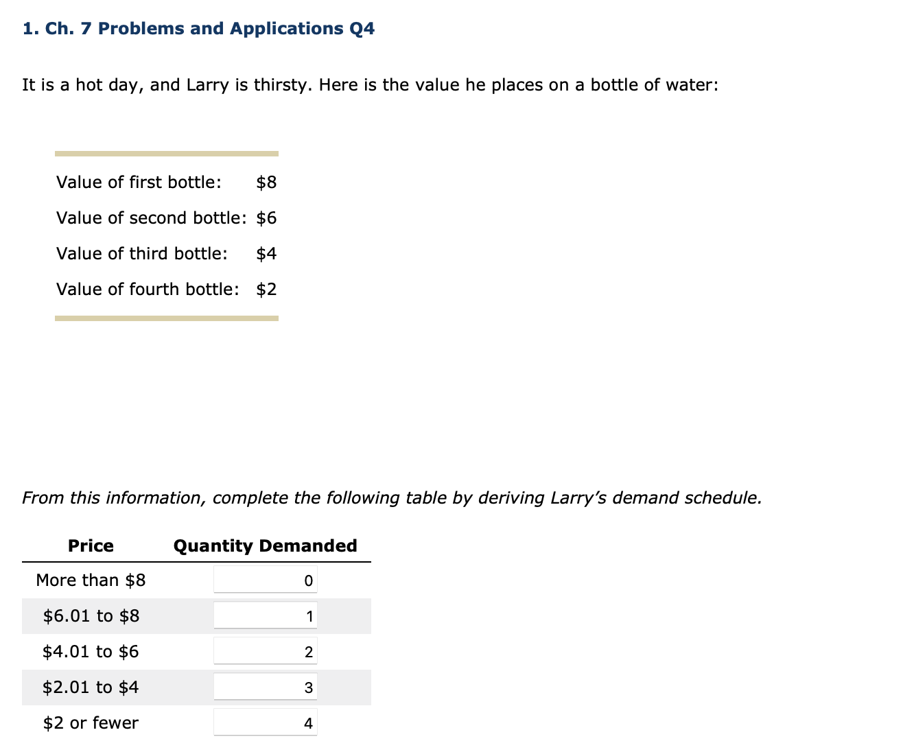 Solved 1. Ch. 7 Problems and Applications Q4 It is a hot | Chegg.com