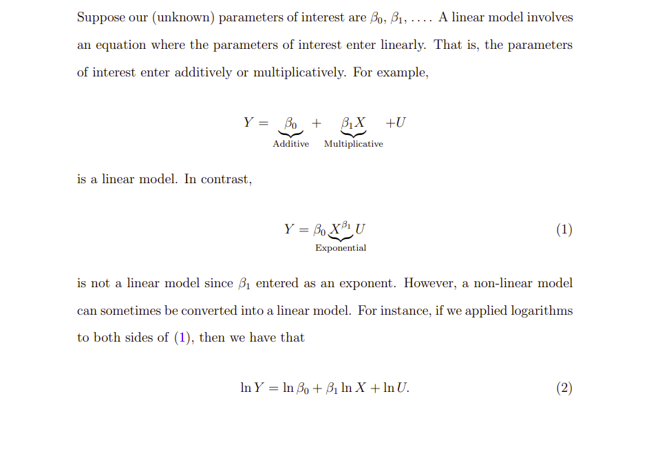 Suppose our (unknown) parameters of interest are | Chegg.com