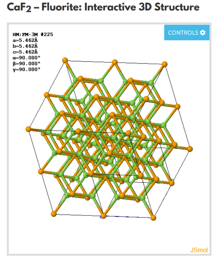Solved In fluorite, CaF2 the calcium ions (Ca2+) are | Chegg.com