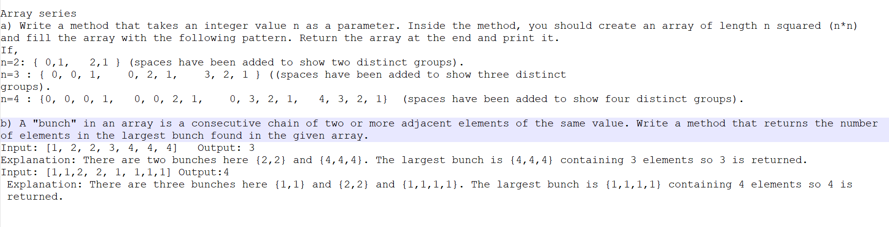 Solved The Topic Is Array Manipulation Help Solve This