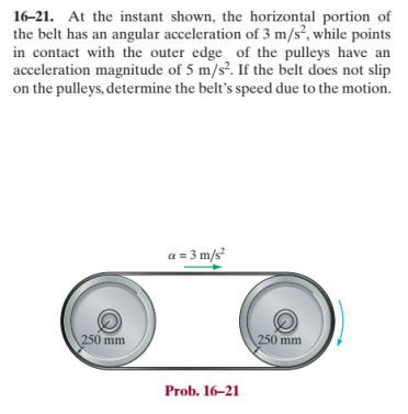 Solved 16-21. At the instant shown, the horizontal portion | Chegg.com