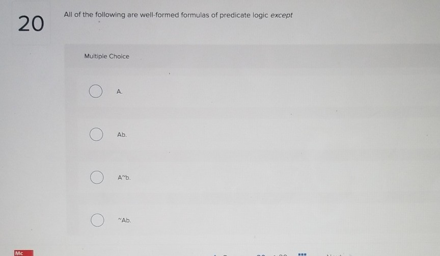Solved All of the following are well-formed formulas of | Chegg.com