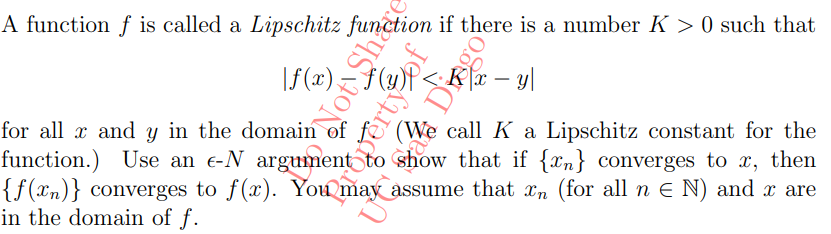 Solved los son if there is a number K > 0such that | Chegg.com