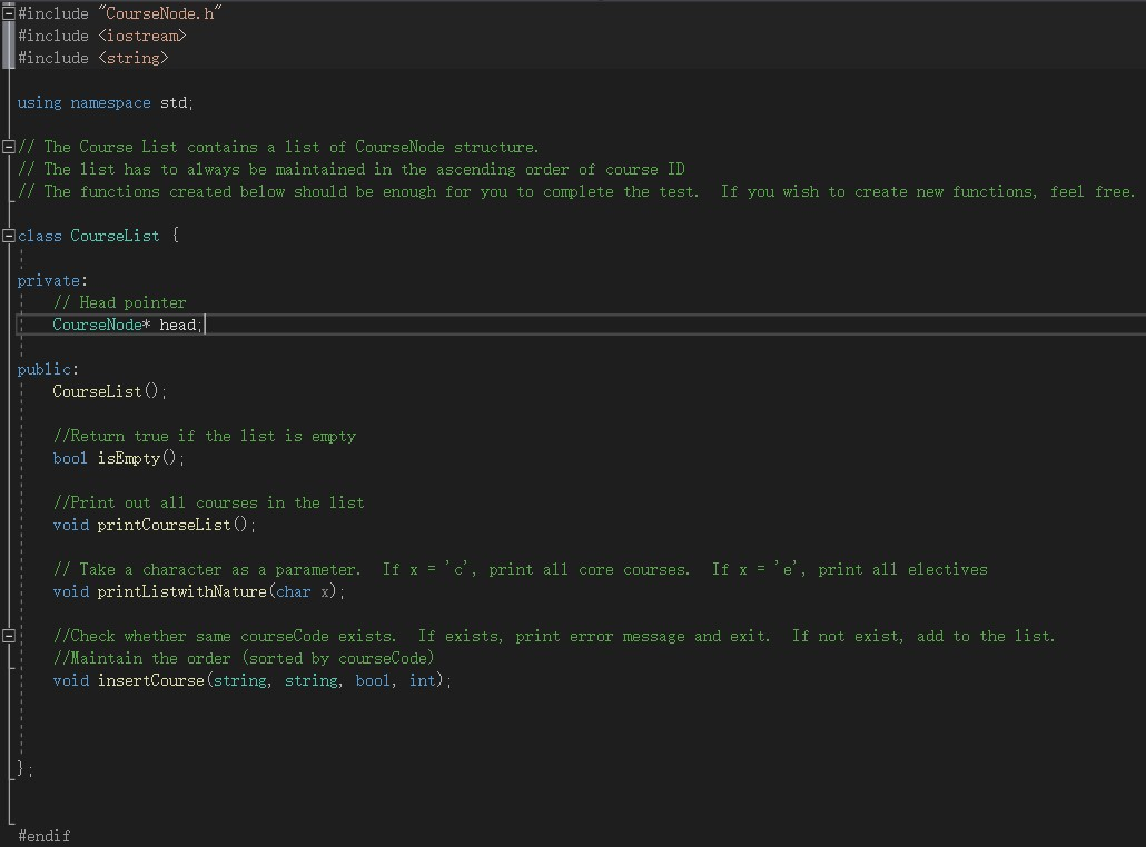 Solved You are asked to implement a linked list that | Chegg.com