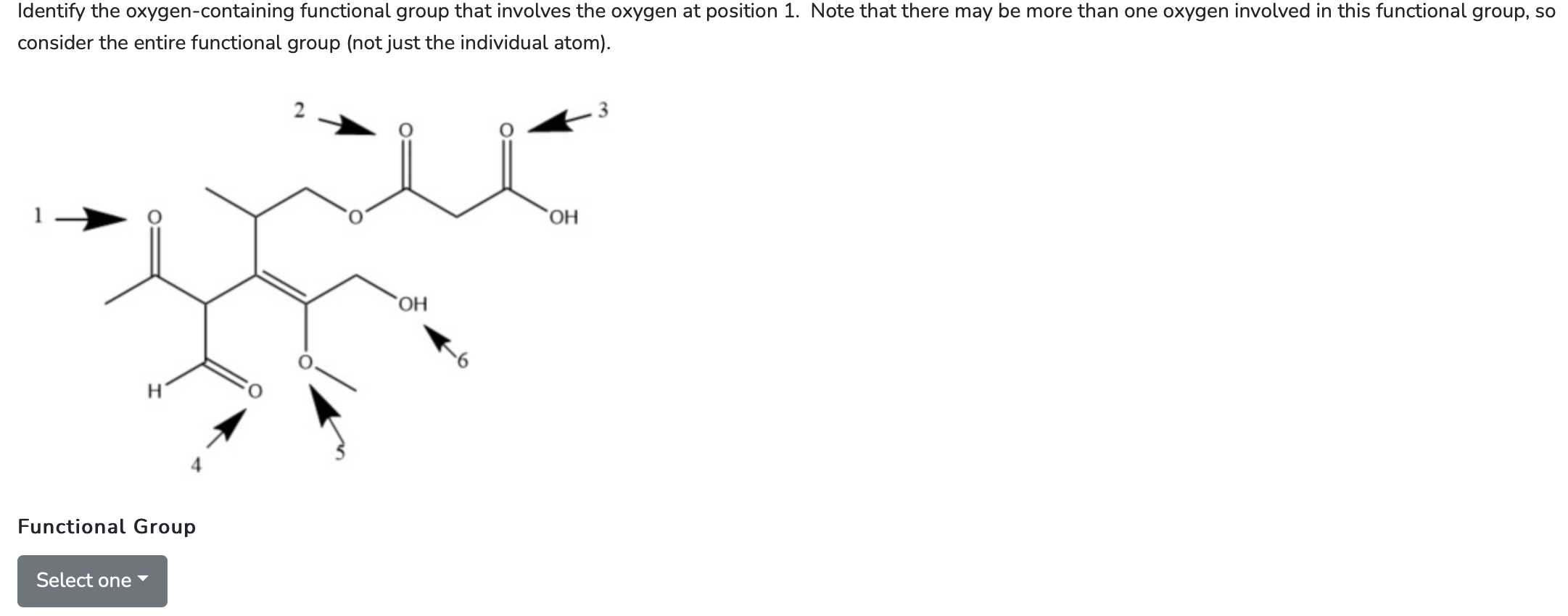 Solved Draw an isomer of C6H10O2 that contains an | Chegg.com