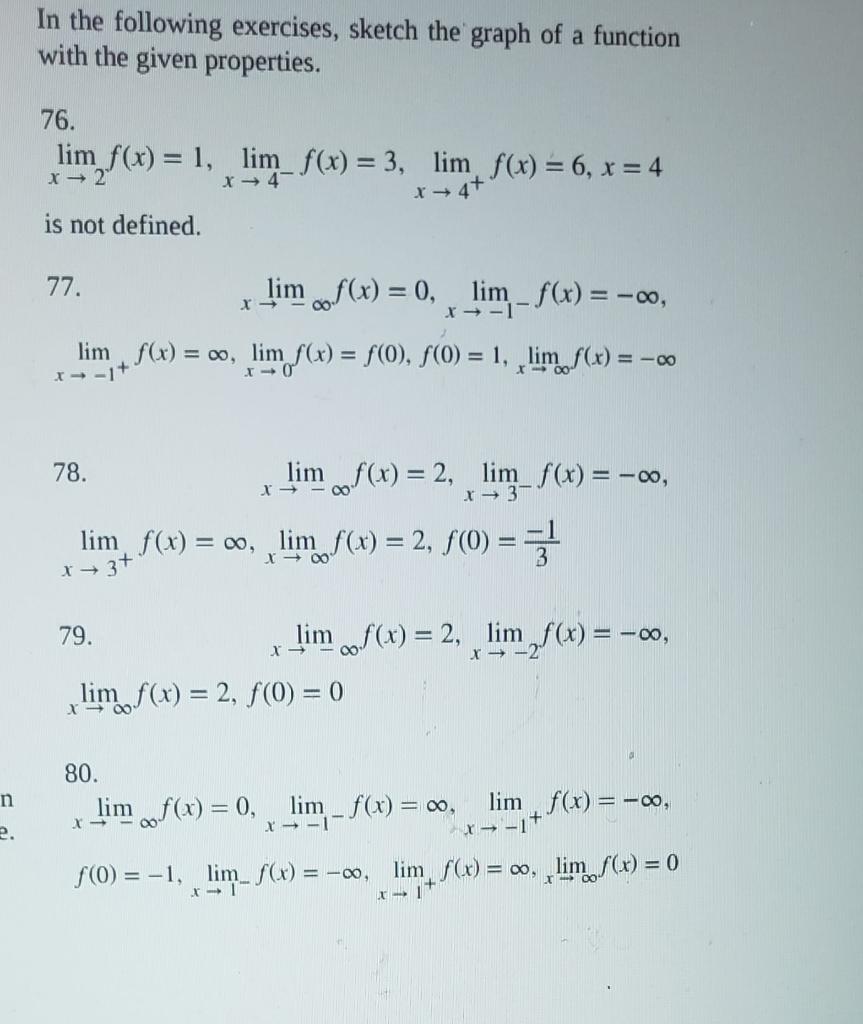 Solved In the following exercises, sketch the graph of a | Chegg.com