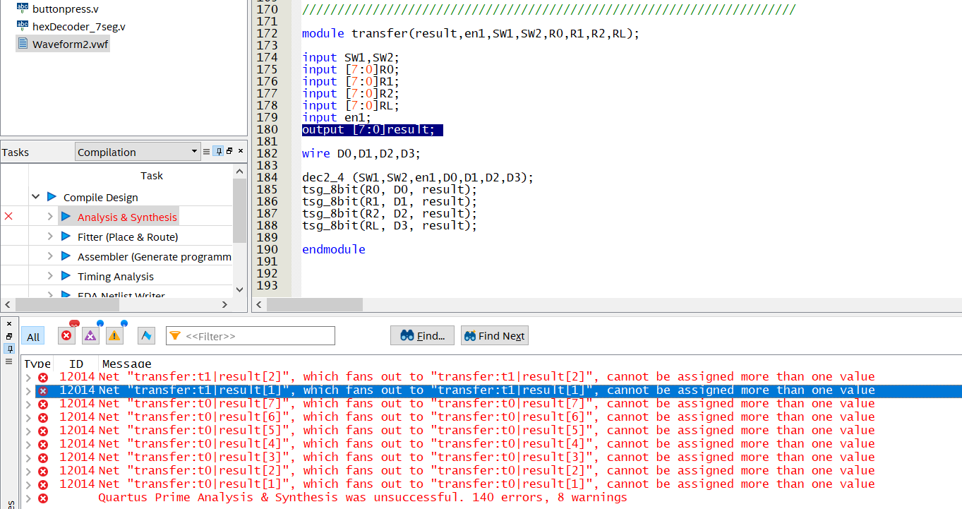 module BusControl(MAX10_CLK1_50, KEY, SW, HEX0, HEX1, | Chegg.com