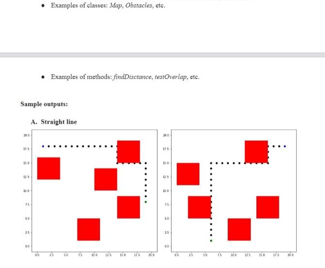 Solved Question 2: Pathfinding and Obstacle Avoidance | Chegg.com