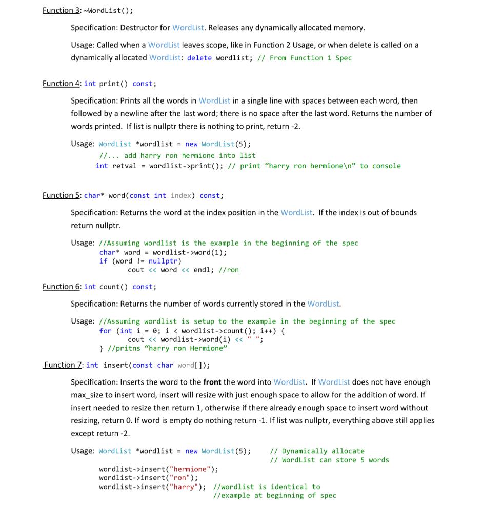 Solved C++ Help me complete this wordlist.cpp file using | Chegg.com