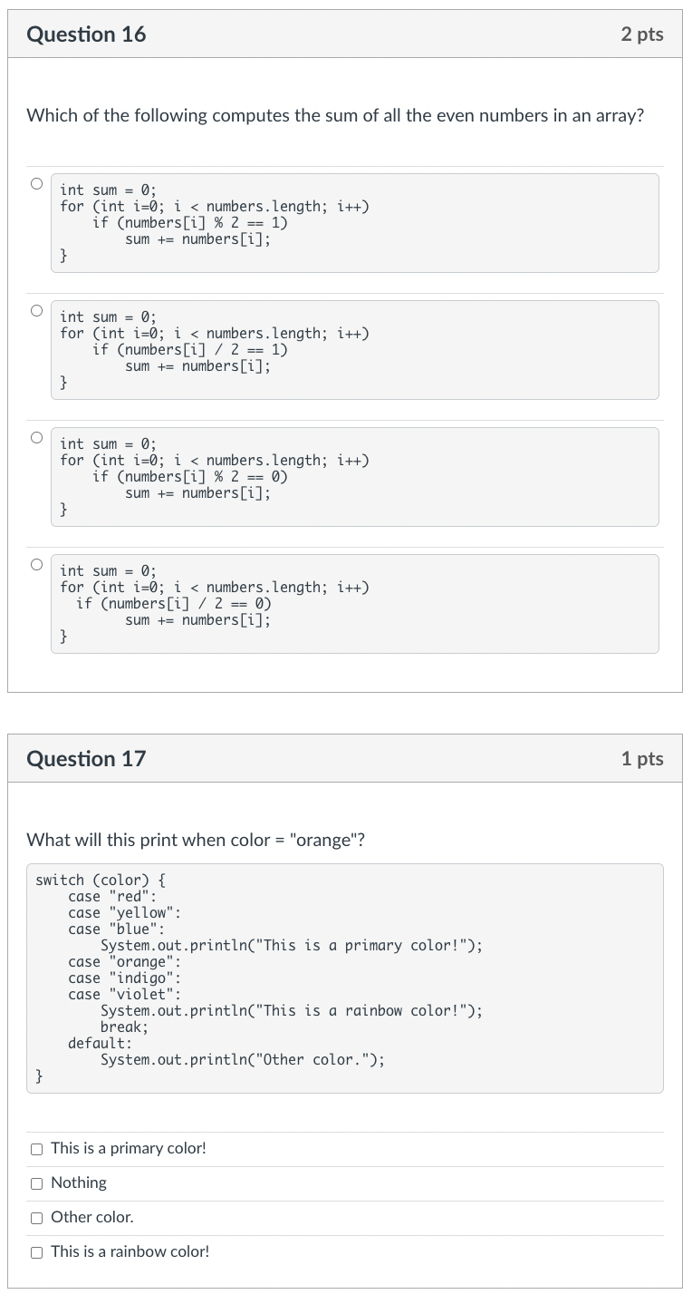 Solved Given that 'response' is a string variable in a Java | Chegg.com