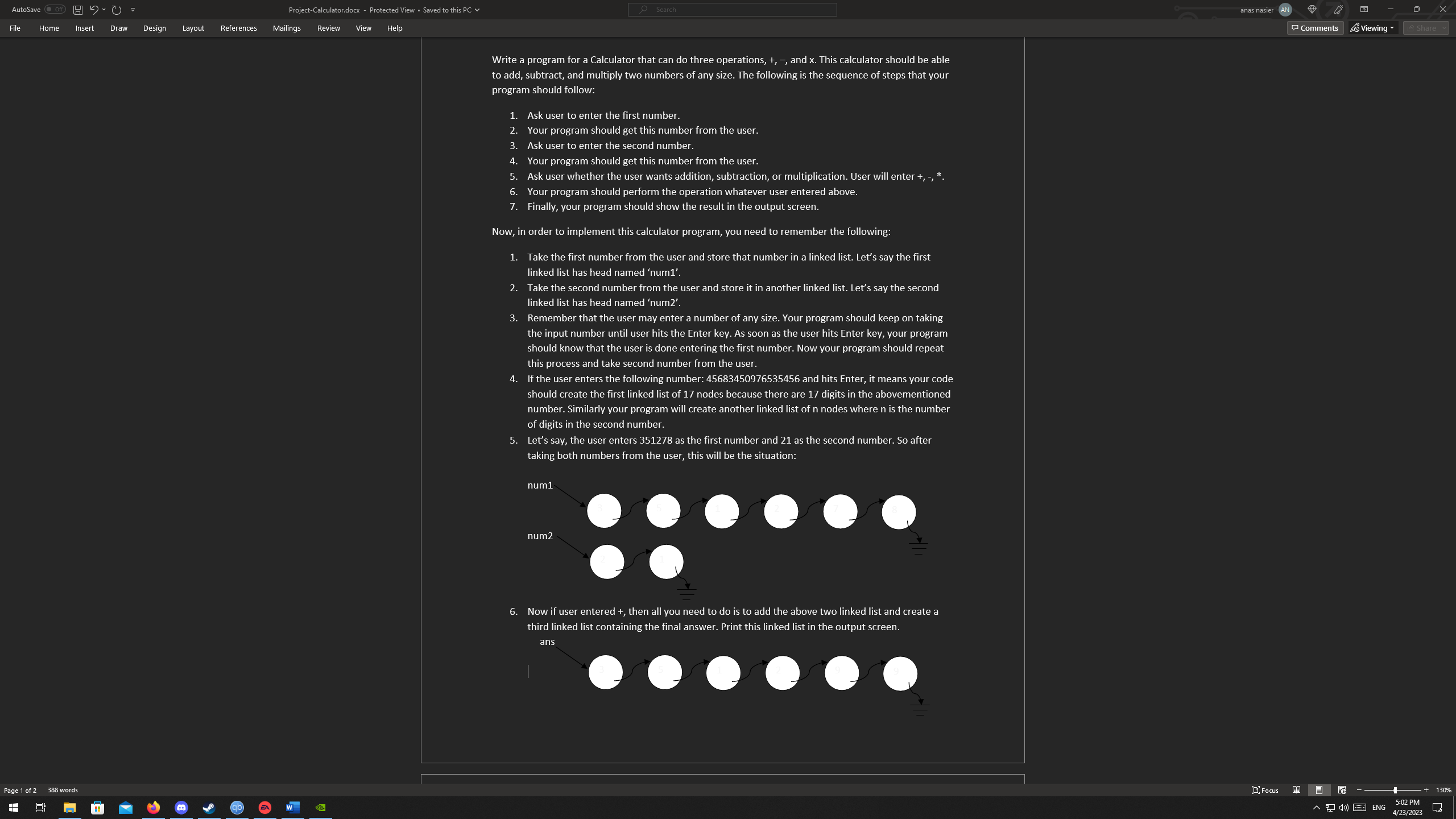 Solved 6. Now if user entered + , then all you need to do is | Chegg.com