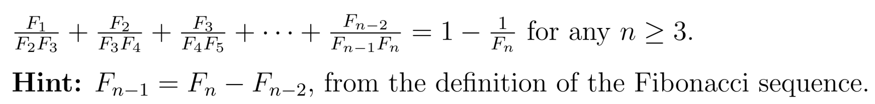 Solved prove by induction or with the properties of the | Chegg.com