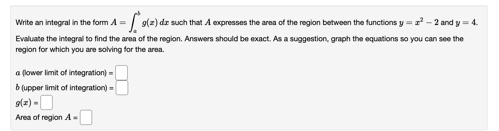 Solved Find the area between the curves f(x)=3x2−6x−24 (in | Chegg.com