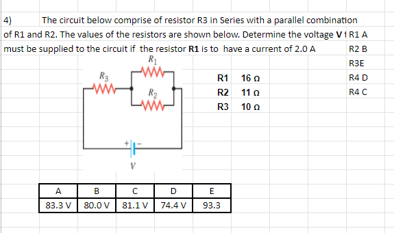 Solved The circuit below comprise of resistor R3 in Series | Chegg.com