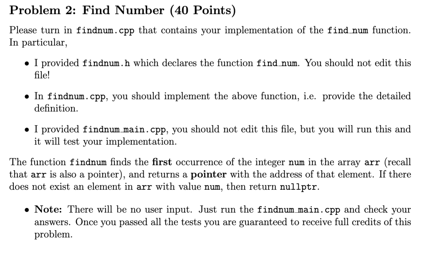 Solved in c++. I've included the header file and the cpp | Chegg.com