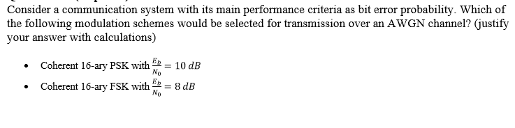 Solved Consider a communication system with its main | Chegg.com