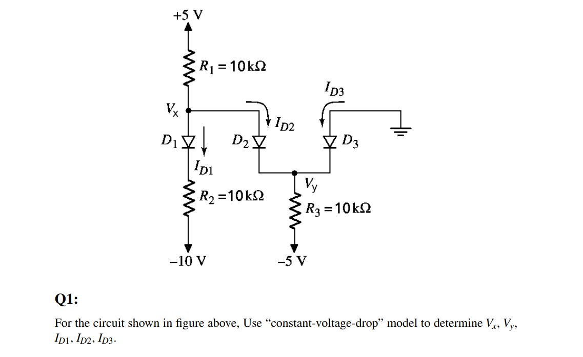 Solved Q1: For the circuit shown in figure above, Use | Chegg.com