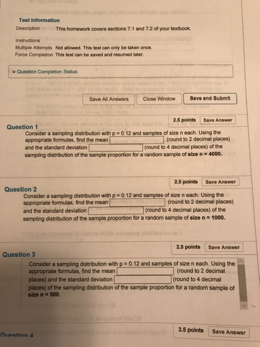Solved Test Information Description This homework covers | Chegg.com