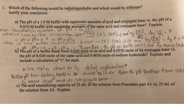 Solved pH and Buffer lab reportI need help with question | Chegg.com